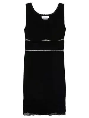 Blumarine Jersey Mini Dress - Black