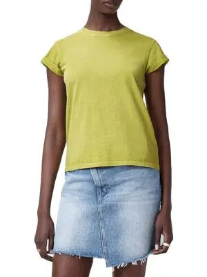 ALLSAINTS AllSaints Anna Cotton T-Shirt Unity Green