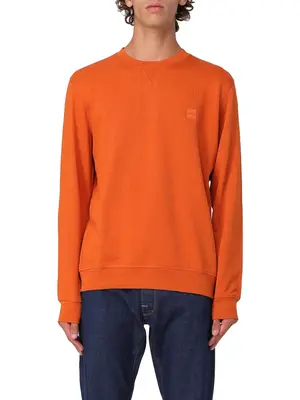 BOSS Pullover Sweater Orange
