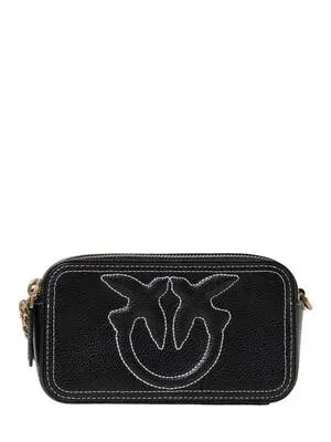 Pinko Mini Bag With Chain Strap - Black