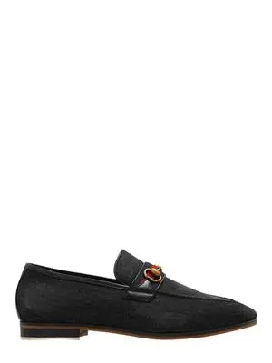Gucci Denim Loafers - Black