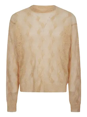 StÜssy Wool Blend Jumper - Beige
