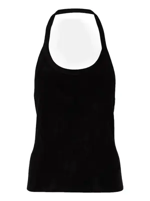 Stouls Cherry Halterneck Top - Black