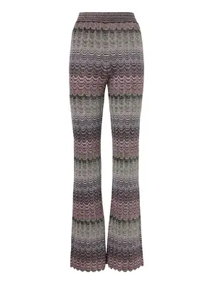 Missoni Zigzag High-rise Flared Pants - Multicoloured