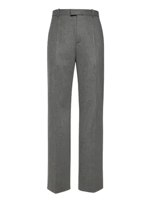 Bottega Veneta Wool Flannel Pants - Grey