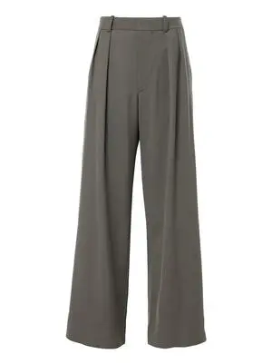 Wardrobe.NYC High-rise Wide-leg Wool Pants - Black