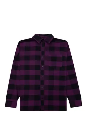 Palm Angels Classic Logo Overshirt 'violet/white - Purple