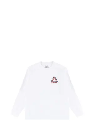 PALACE Split P3 Crew - White