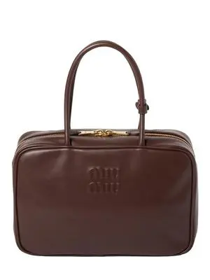 Miu Miu Beau Leather Bag - Briarwood