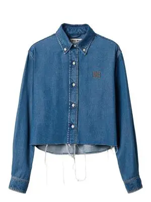 Miu Miu Denim Shirt - Navy