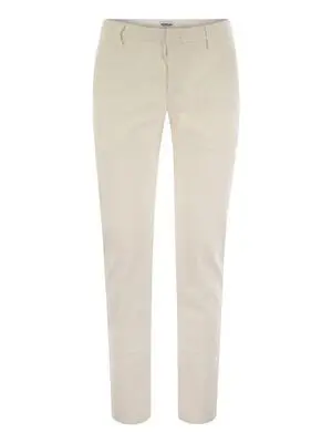 DONDUP Spiritissimo - Regular Chino Trousers In Light Gabardine