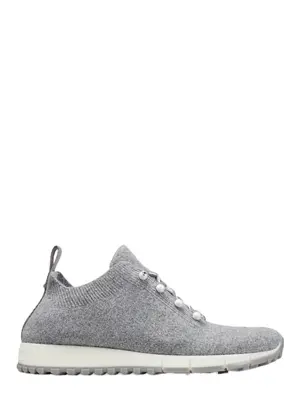 JIMMY CHOO Veles Faux Pearl-Embellished Knitted Trainers