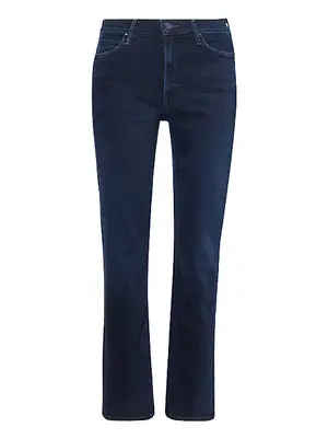 MOTHER Dazzler Dark-wash Slim-leg Jeans - Chip On My Shoulder