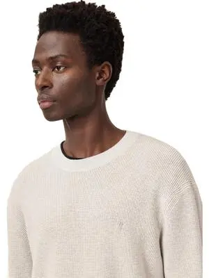 ALLSAINTS AllSaints Aspen Ramskull Sweater Cloudy Grey