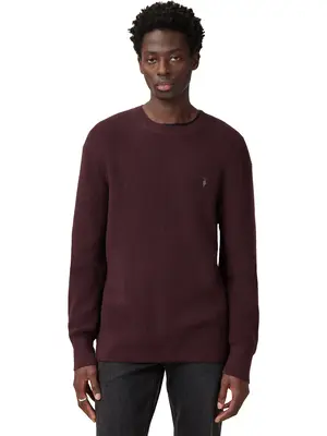 ALLSAINTS AllSaints Aspen Ramskull Sweater Mars Red