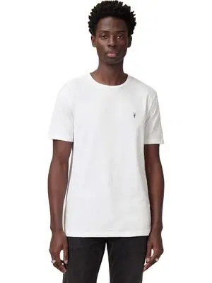 ALLSAINTS Brace Brushed Cotton Crew Neck T-shirt - Optic White
