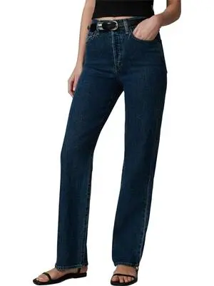 JOE & APOS;S JEANS Joe's Jeans The Margot High-rise Straight Jeans - First Step