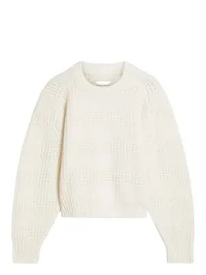 Loulou De Saison Loulou Studio Duba Oversized Ribbed Cashmere Sweater Ivory