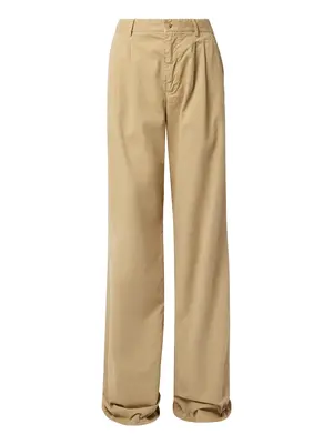 NILI LOTAN Nili Lotan Flavie Wide-Leg Pants Sand