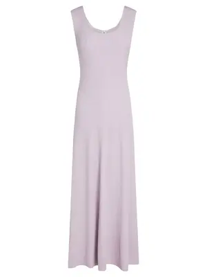 BY MALENE BIRGER By Malene Birger Ribbed-Knit Midi Dress Lilac