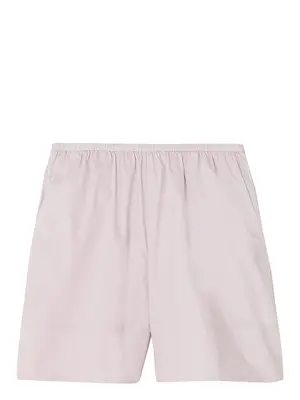 BY MALENE BIRGER Siona Cotton-poplin Shorts - Lilac