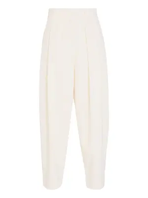 Palmer//harding Solo Twill Tapered Pants - Ivory