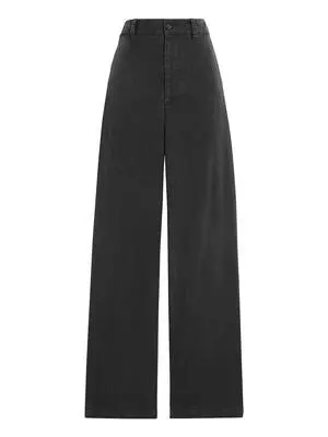 NILI LOTAN Elliot Stretch-cotton Twill Straight-leg Pants - Charcoal