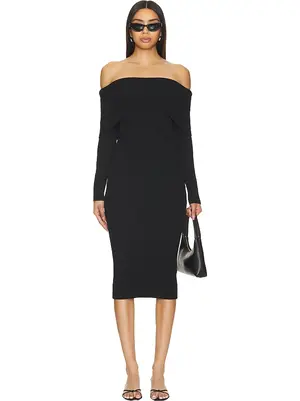 Superdown Loraine Midi Dress - Black