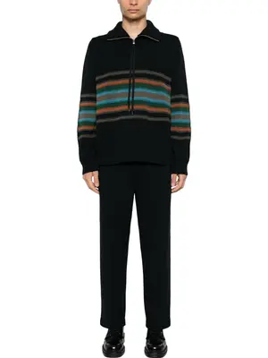 CRAIG GREEN Tape-knit Jumper - Black