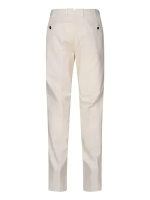 PT TORINO Mid-rise Cotton Chino Trousers - Neutrals