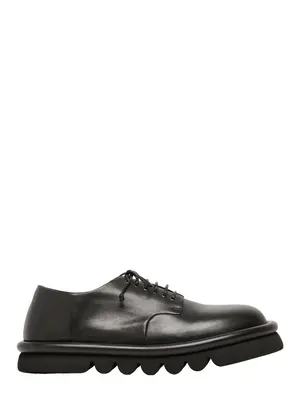 Marsèll Tonde Chunky-sole Leather Derby Shoes - Black