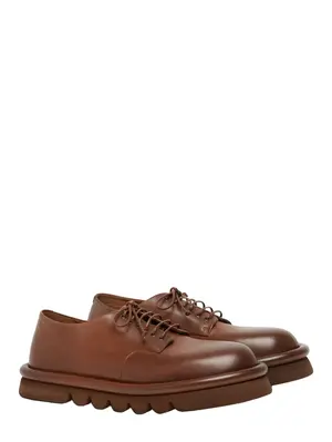 Marsèll Tonde Leather Derby Shoes - Brown