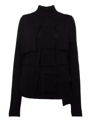 JW Anderson Panelled Flap Sweater - Blue