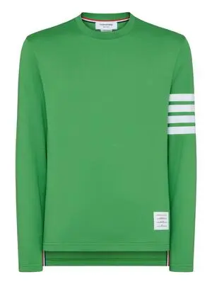 Thom Browne 4-bar Long-sleeve T-shirt - Green