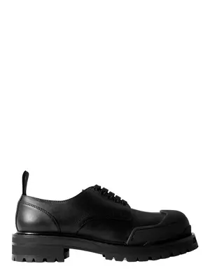 MARNI Marni Dada Rubber-trimmed Leather Brogues