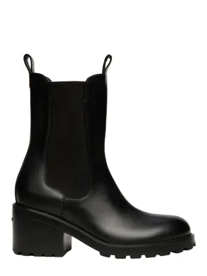 Bally Logo-plaque Chelsea Boots - Black