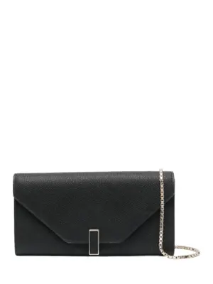 VALEXTRA Iside Chain-strap Leather Bag - Black