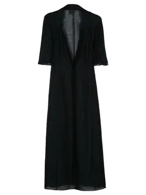 Givenchy 4g-embroidered Maxi Dress - Black