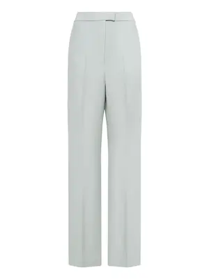 Fendi Pressed-crease Straight Trousers - Blue