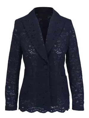 TALBOT RUNHOF Talbot Runhof Lace Panelled Blazer