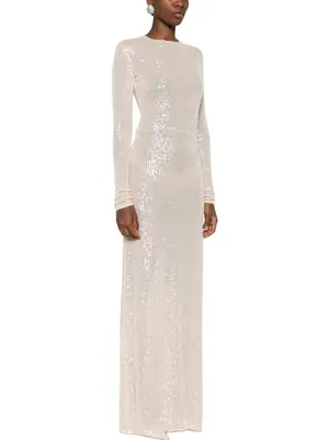 ATU BODY COUTURE Sequined Maxi Dress - Neutrals