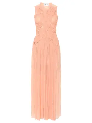 ATU BODY COUTURE Braided Maxi Dress - Pink