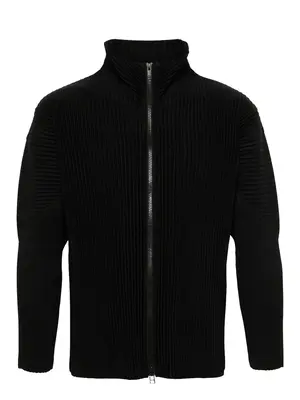 Issey Miyake Plissé-effect Jacket - Black
