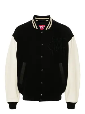 DIESEL® L-nyman Bomber Jacket - Black
