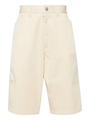 MAISON MARGIELA Tailored Cotton Shorts - Neutrals