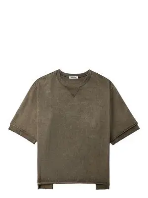 Undercover Double-sleeve Cotton T-shirt - Neutrals
