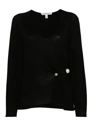 Philosophy Di Lorenzo Serafini Pin-detail Sweater - Black