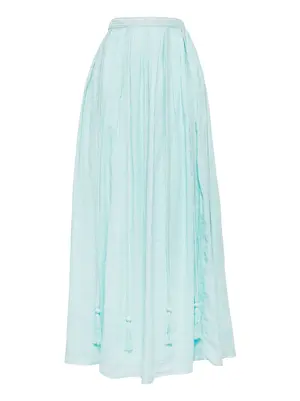 Ulla Johnson Corrine Maxi Skirt - Blue