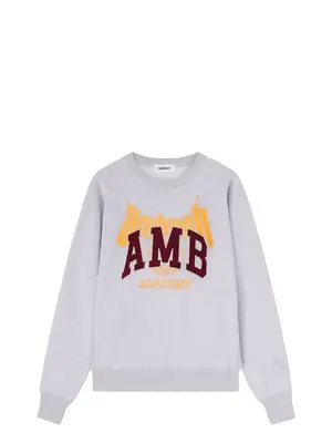 AMBUSH Logo-appliqué Sweatshirt - Grey