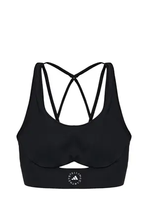 Adidas By Stella McCartney Strappy Sports Bra - Black